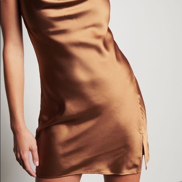 Dresses | New Chocolate Bronze Slip Dress | Poshmark